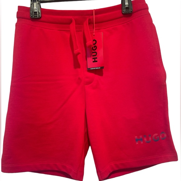 Hugo Boss | Shorts | Hugo Boss Desquera Red Sweat Short Mens | Poshmark